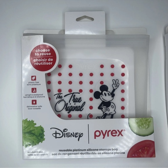 Pyrex | Kitchen | New Platinum Silicone Storage Bags Sandwich Size ...